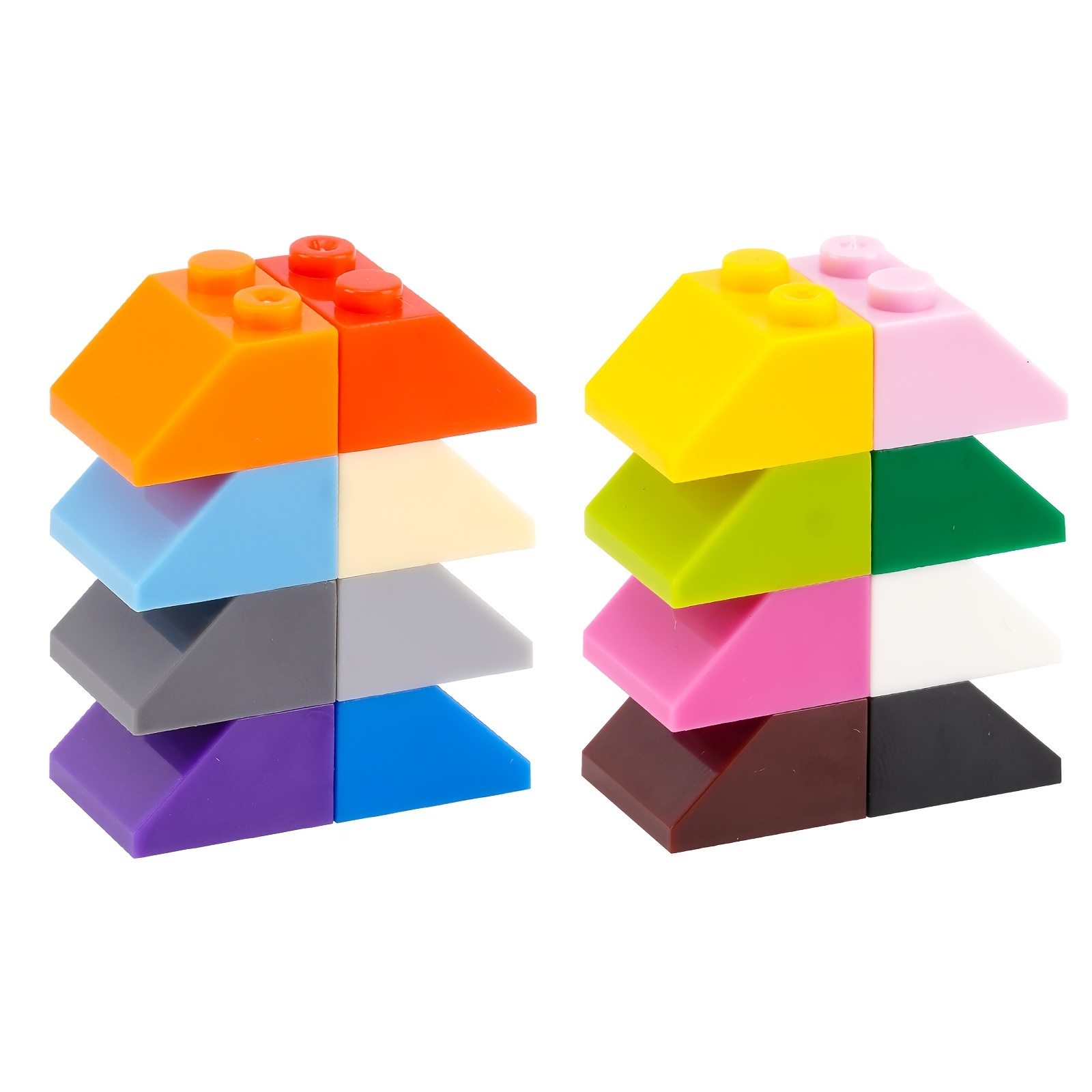 2x2 Oblique Small Building Blocks Multiple Colors Refill - Temu Australia