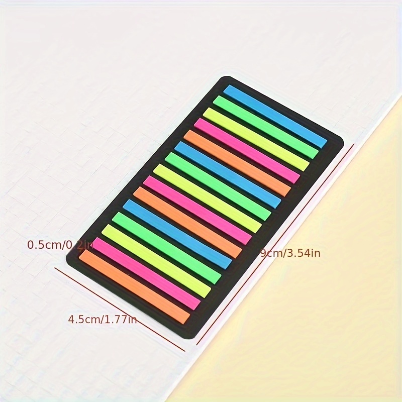 Stickers Extremely Thin Long Strip Index Stickers Sticky - Temu
