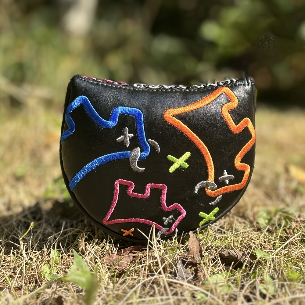 Hundemønster Halvrund Golf Hovedbetræk Golf Mallet Putter - Temu Denmark