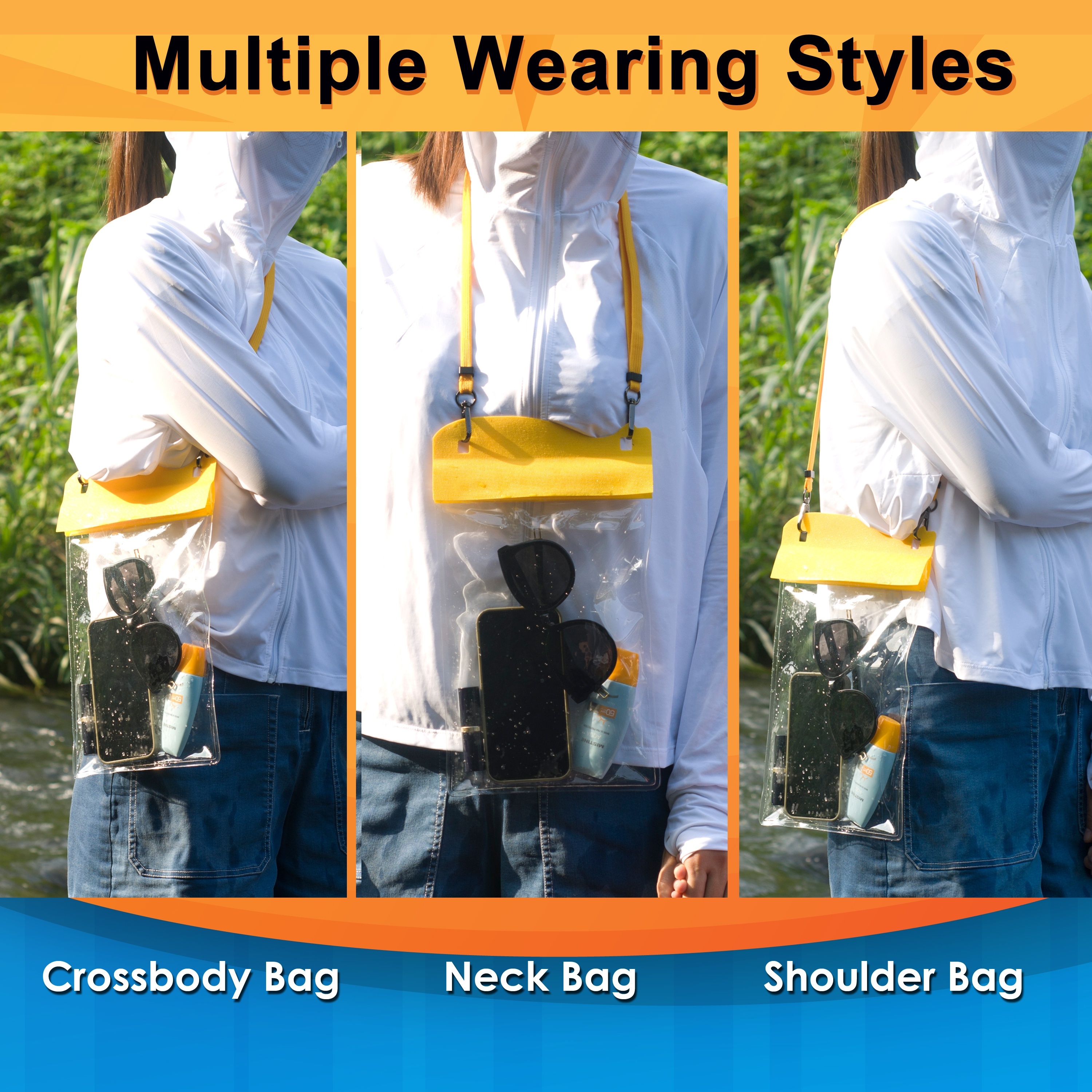 Large Waterproof Pouch [max " Waterproof Phone Case Dry Bag - Temu Canada