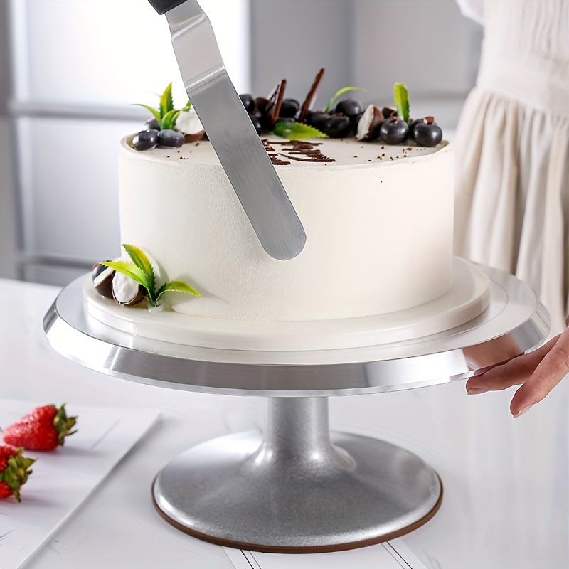 Aluminum Alloy Cake Turntable Rotating Dessert Display Stand - Temu ...