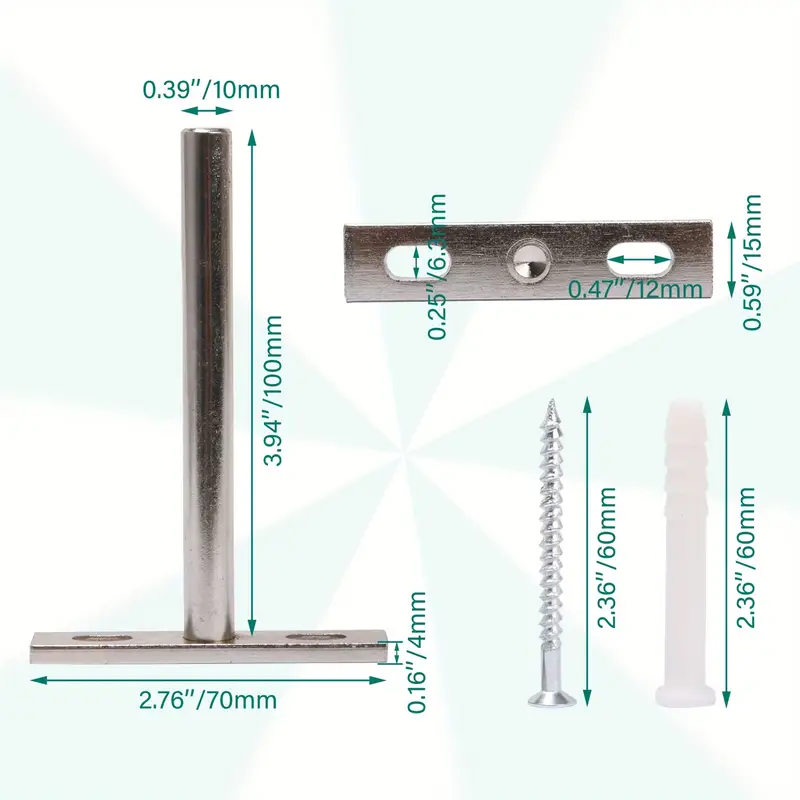 Floating Shelf Bracket Single Layer Hidden Plate Holder Temu