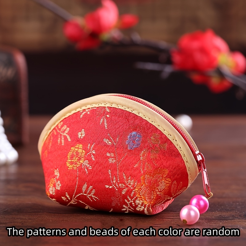Embroidered Coin Purse Creative Shell Bag Clutch Coin Bag - Temu United ...