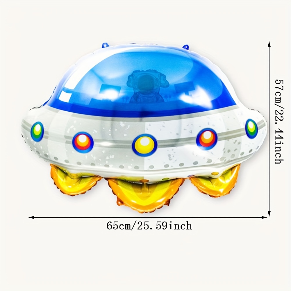 1pc Astronaut Rocket Saucer Folie Ballon Outer Space - Temu Netherlands