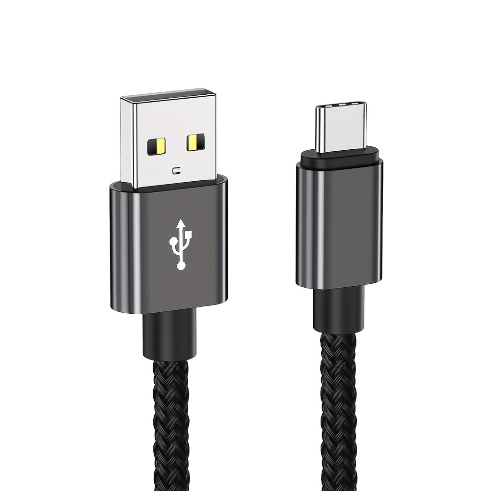 2Pack 2.4A Snel Opladen USB Type C kabel Lang Nylon - Temu Netherlands