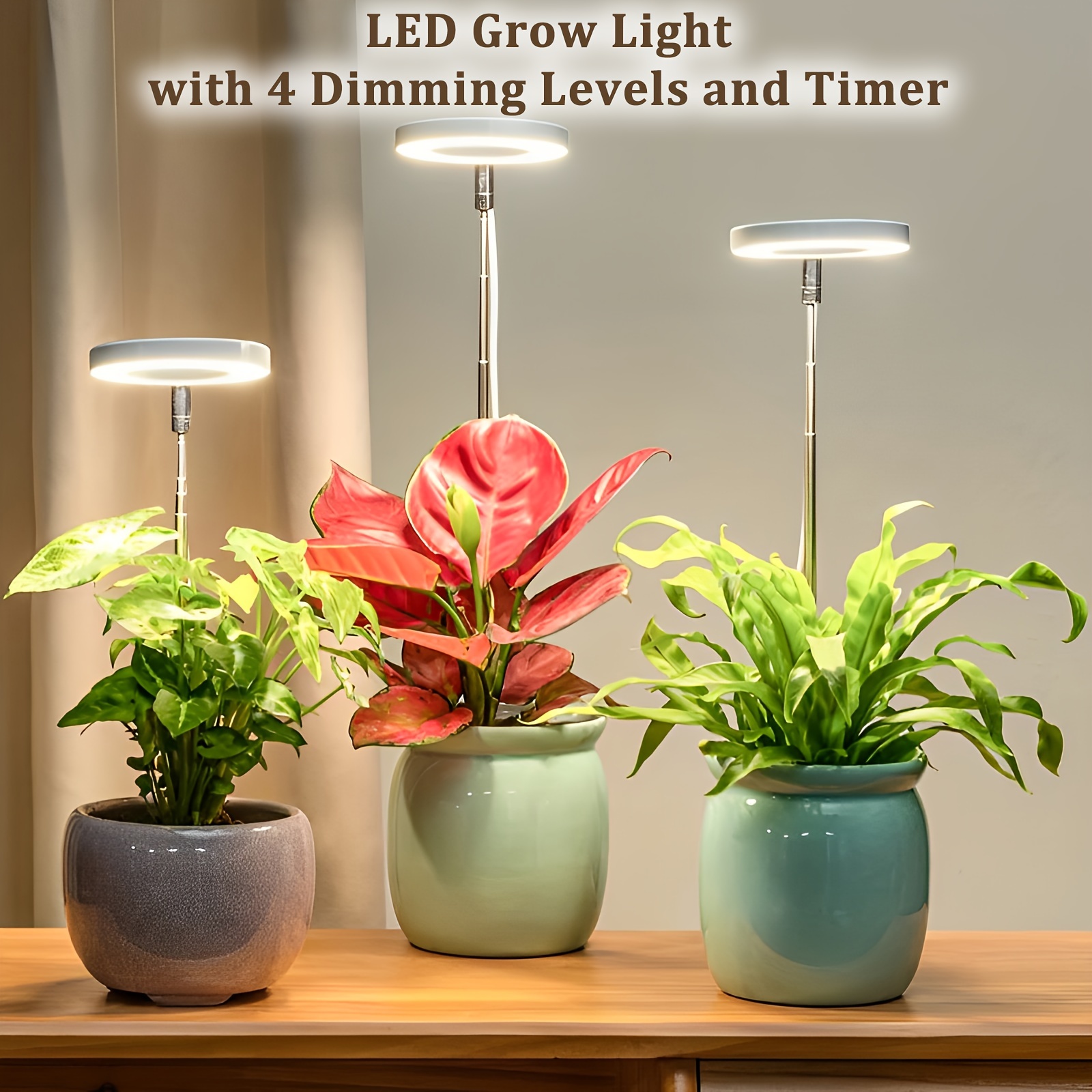 usb powered led grow light timer 4 adjustable brightness - Temu Australia