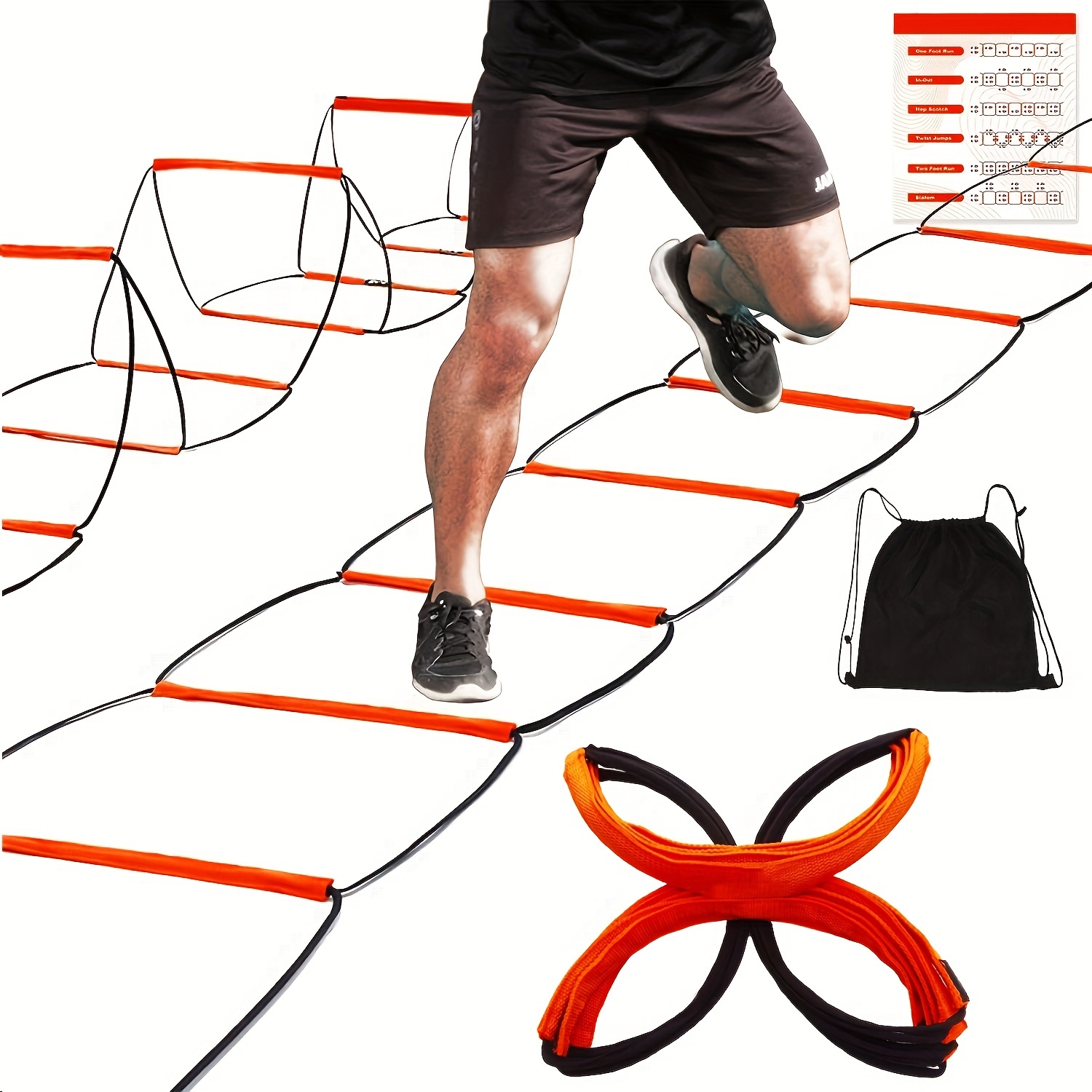 Agility Ladder Exercises Diagram