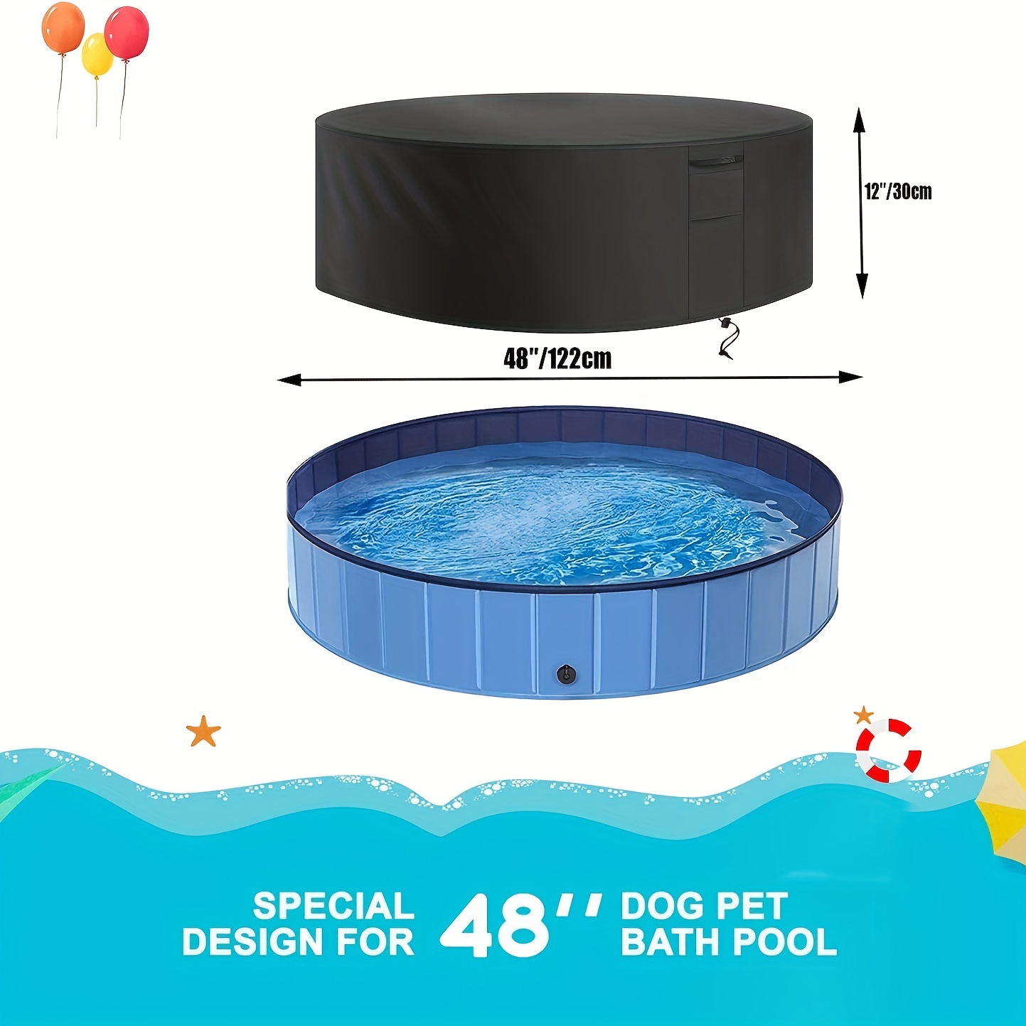 Dog Swimming Pool Cover Garden Tools Swimming Pool - Temu United Kingdom