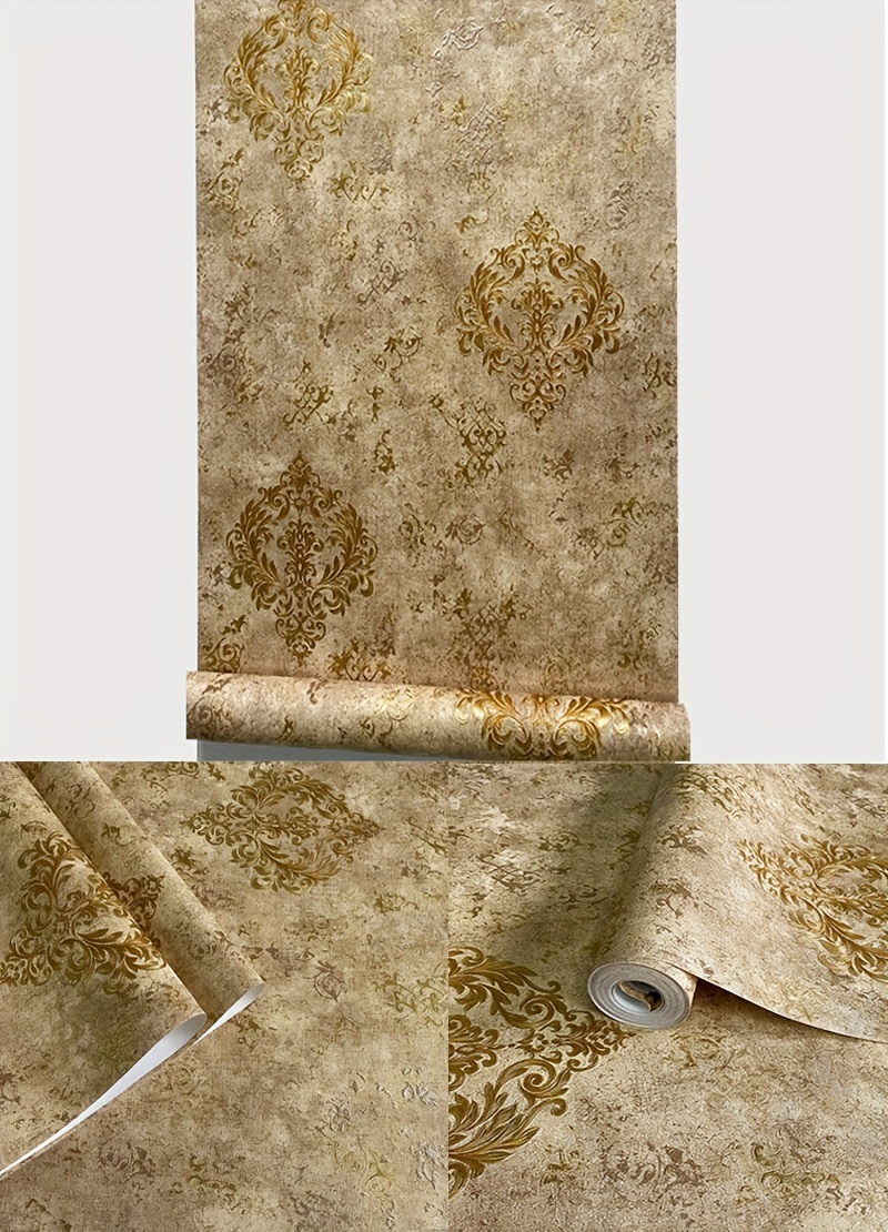 Non Self adhesive Wallpaper European Embossed Pattern - Temu