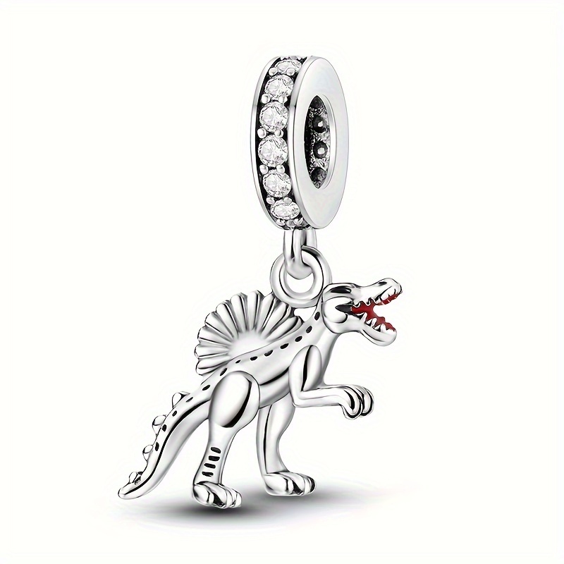 925 Silver Cute Animal Theme Elephant Bird Dinosaur Etc - Temu United ...