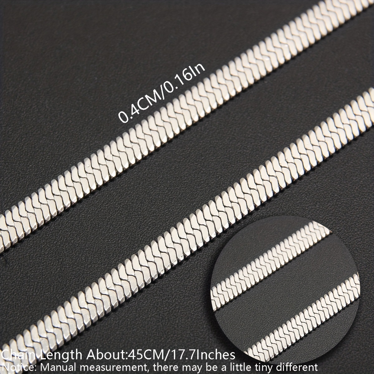 Stainless Steel Snake Chain Copper Plated Gold Hip Hop Style - Temu ...