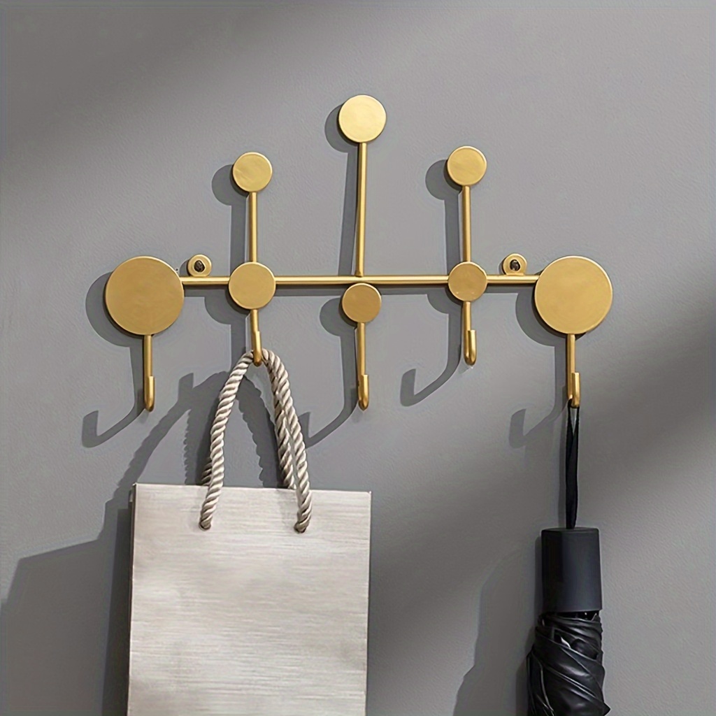 Decorative Row Hook No Punching Strong Adhesive Rack Hook - Temu Canada