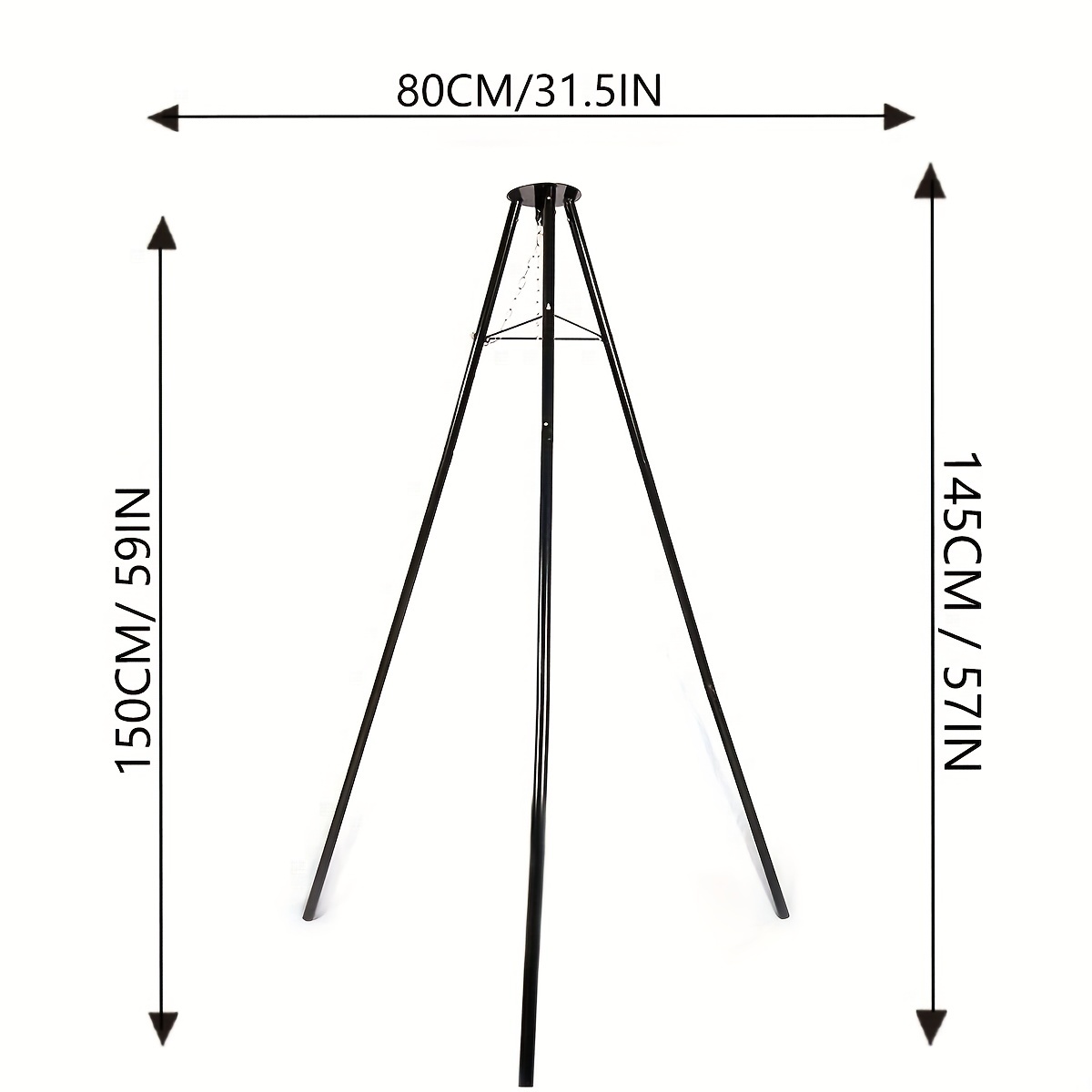 Outdoor Campfire Tripod Three legged Stand Three - Temu