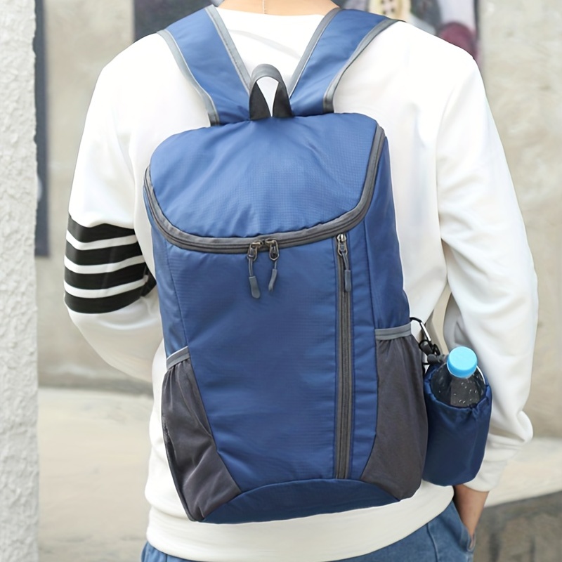 Simple Casual Lightweight Backpack Foldable Outdoor Travel - Temu Canada