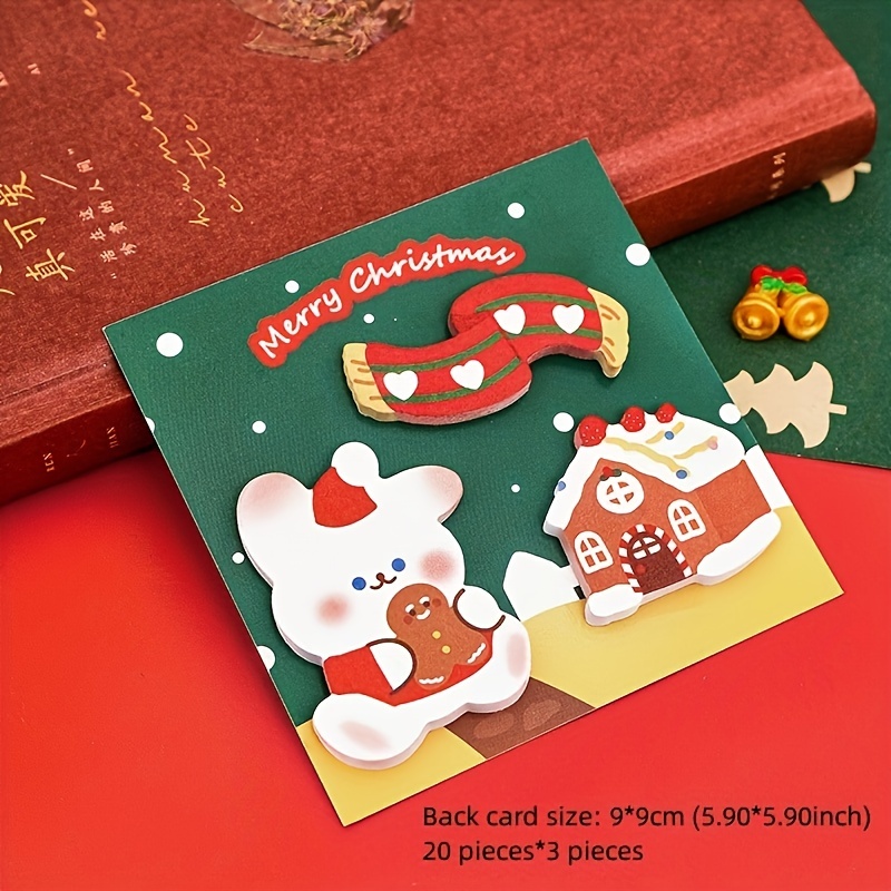 Sticky Notes Christmas Combination Cute Christmas Gift Notes - Temu ...