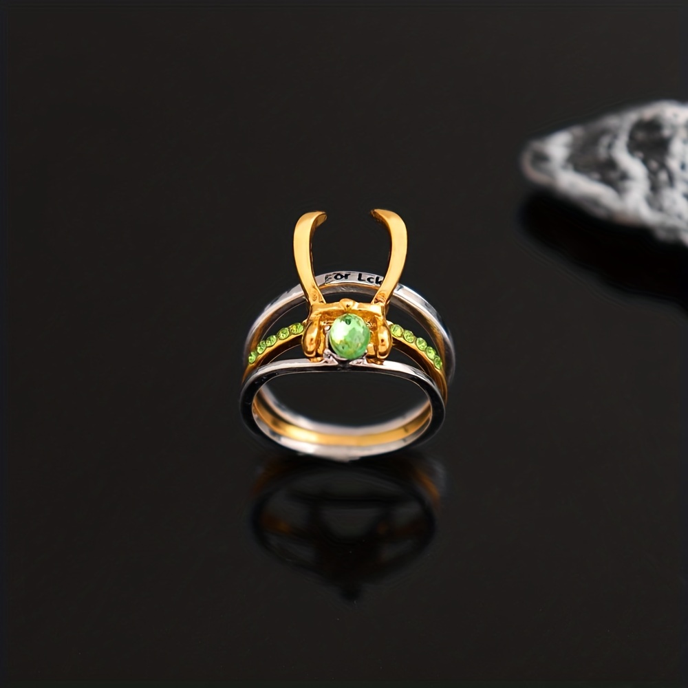 3pcs Set Fashion Artificial Diamond Ring Helmet Ring For Men | Free ...