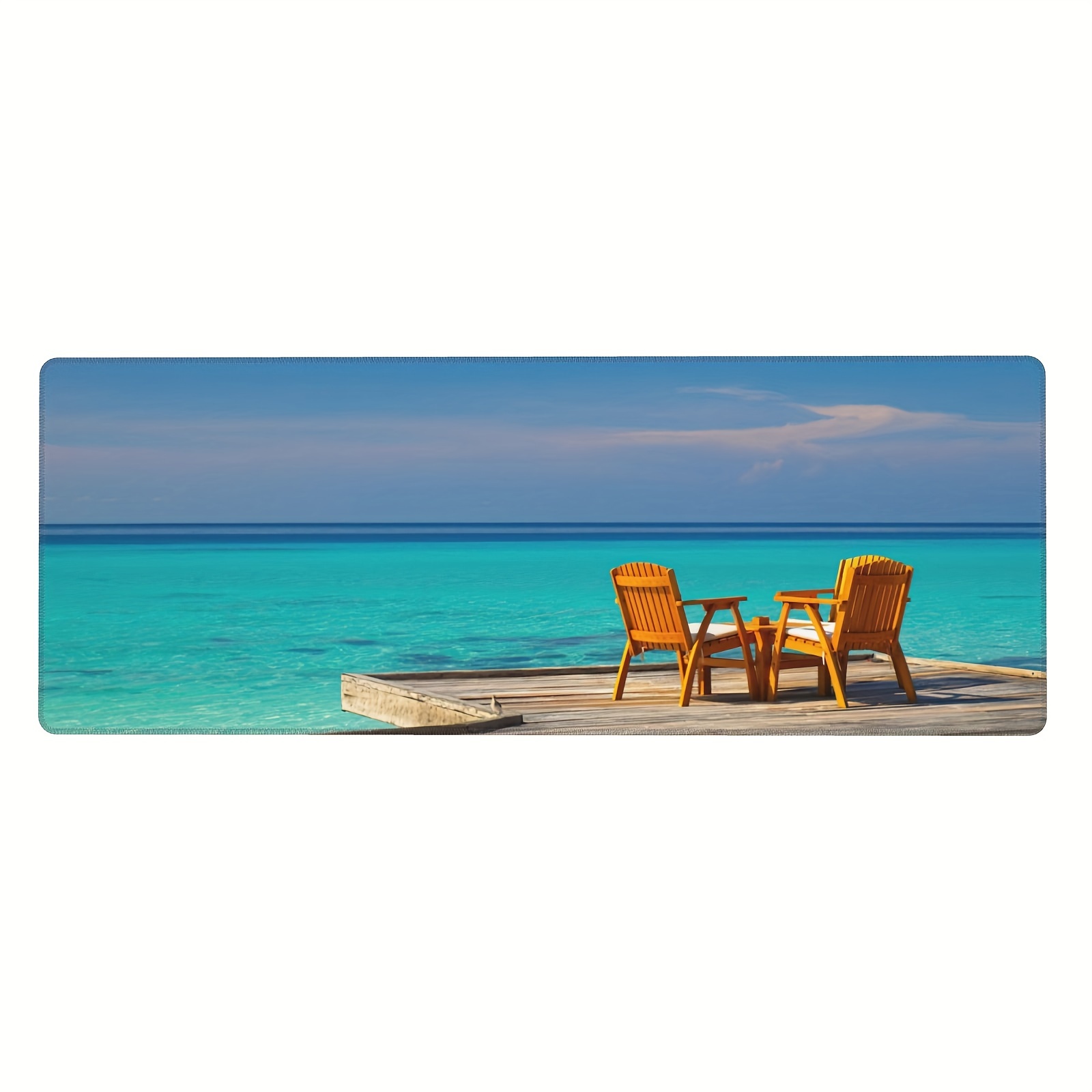 Seaside Chair Mouse Pad: Desktop Protection Decoration Table - Temu ...