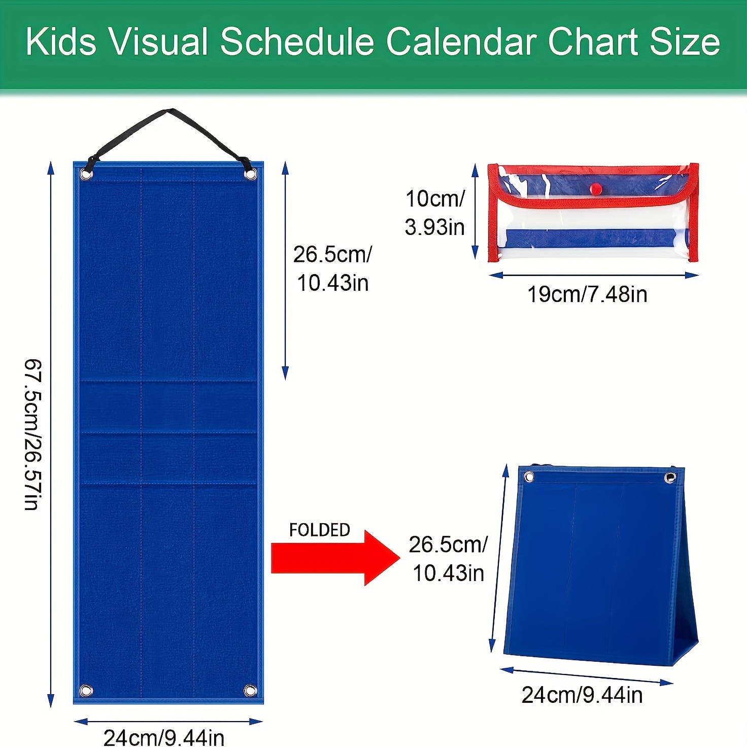 Students Visual Schedule Calendar Chart 1 Daily Chore - Temu Australia