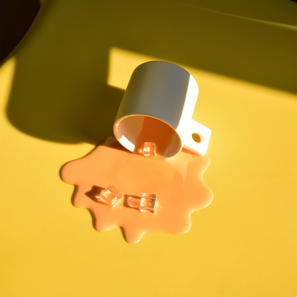 Funny Falling Milk Tea Cup Mobile Phone Holder Prank Toy Temu Philippines