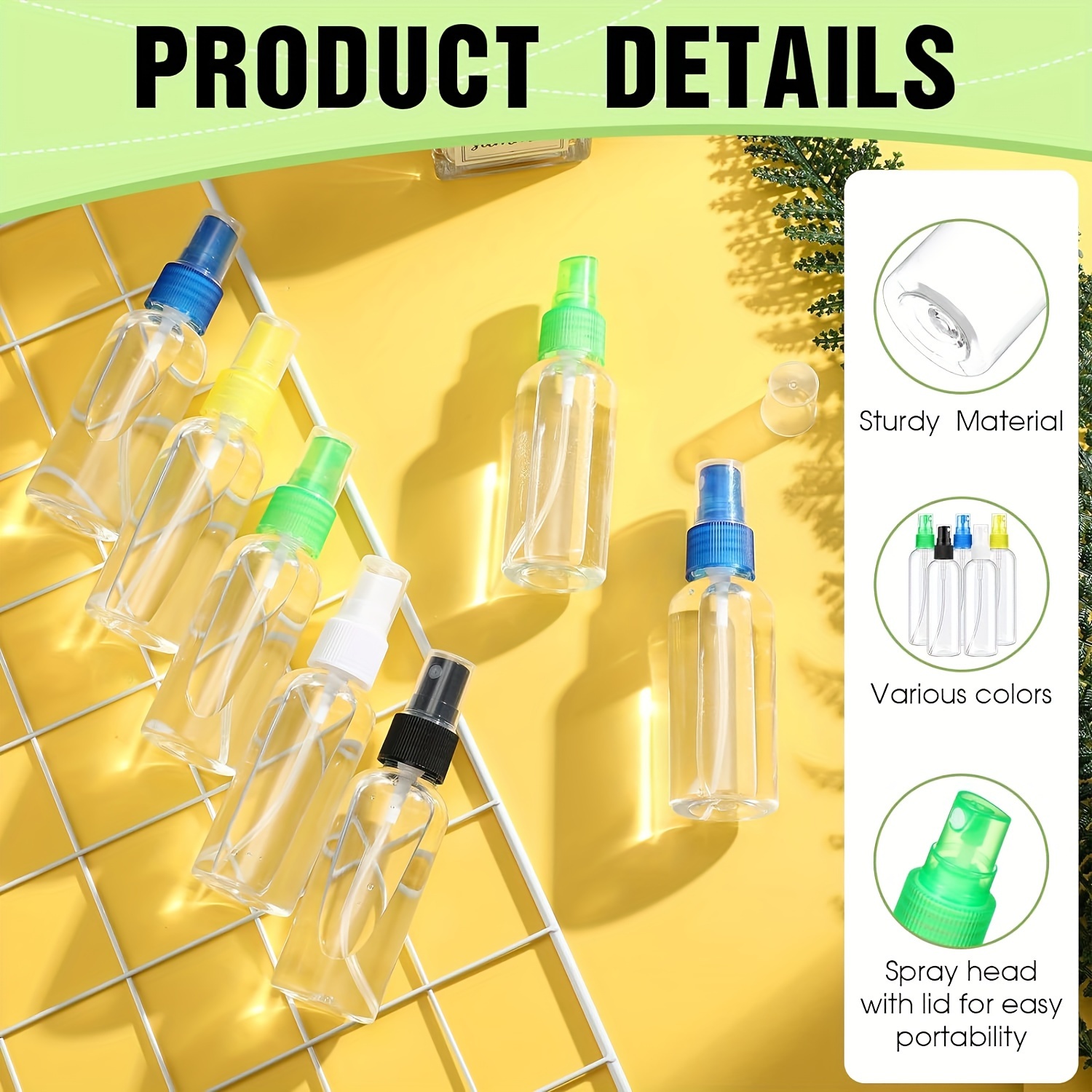 Small Plastic Spray Bottles Reusable Bulk Fine Mist - Temu United Kingdom