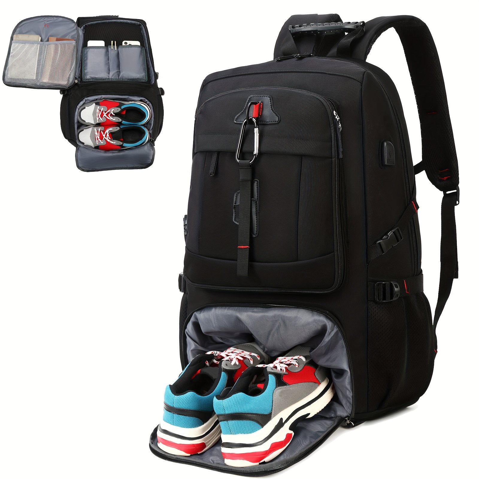 Travel Backpack Large Capacity Laptop Schoolbag Carry - Temu Portugal