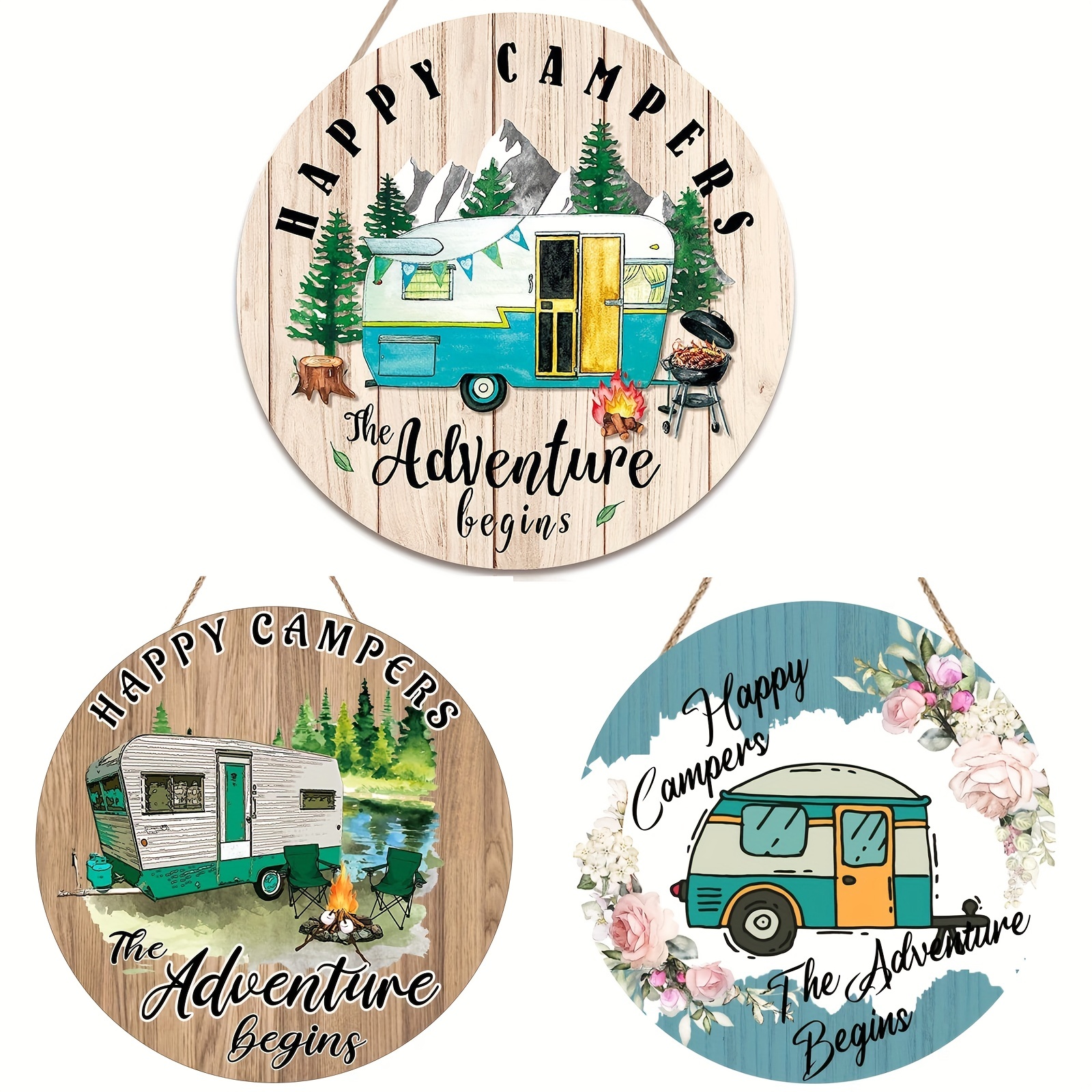 1pc Wood Hanging Sign Plaque Summer Outdoor - Temu Australia