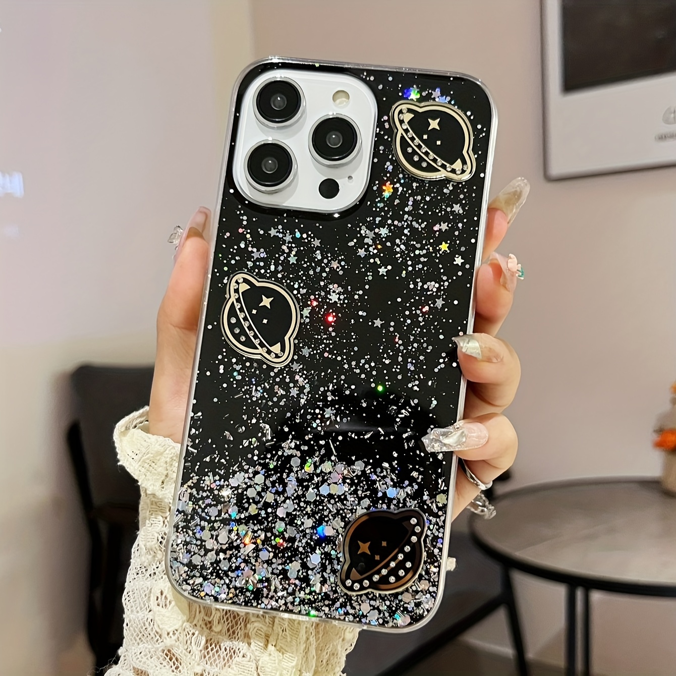 Planet Anti fall Mobile Phone Case Iphone 14 13 12 Pro/pro - Temu ...