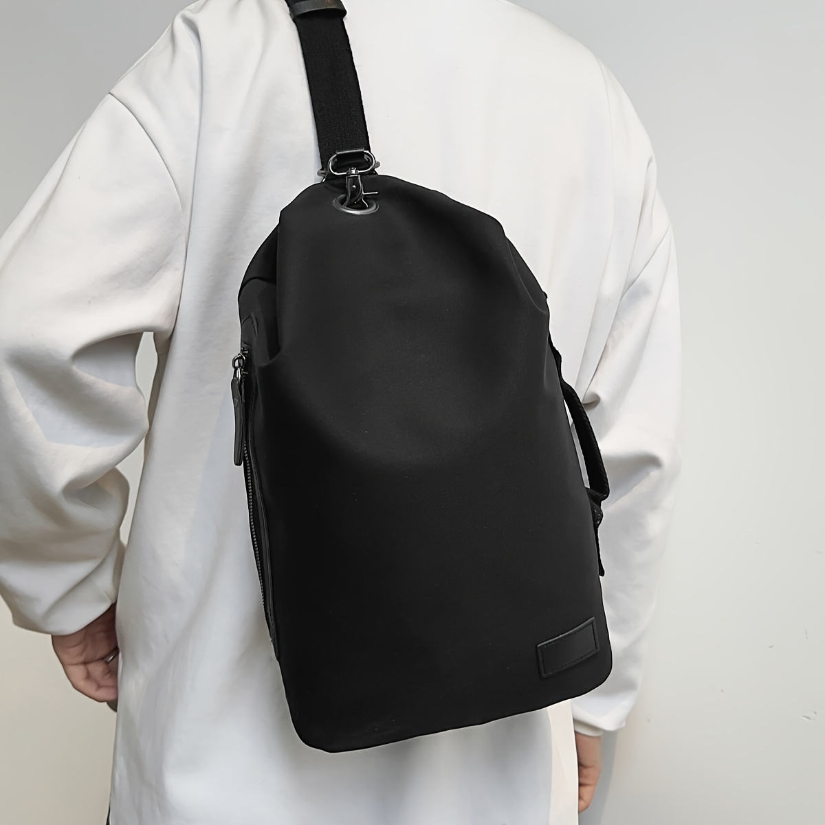 Fashion Nylon Crossbody Bag Large Capacity Chest Bag Outdoor - Temu ...