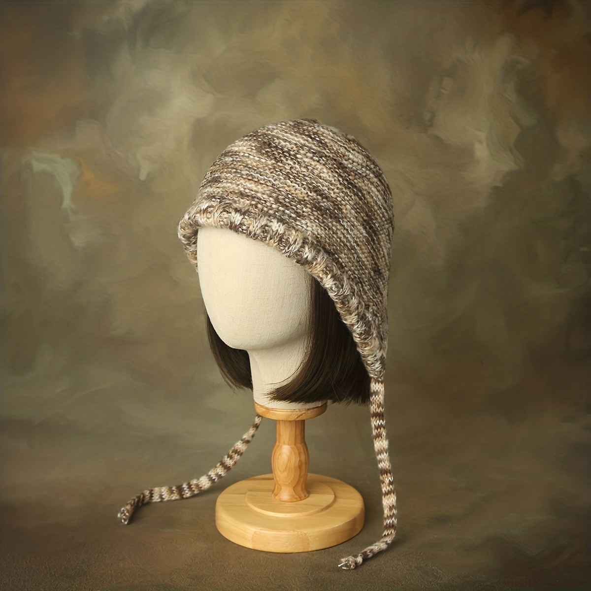 mixed color skull cap winter warm thick ear flap - Temu Canada