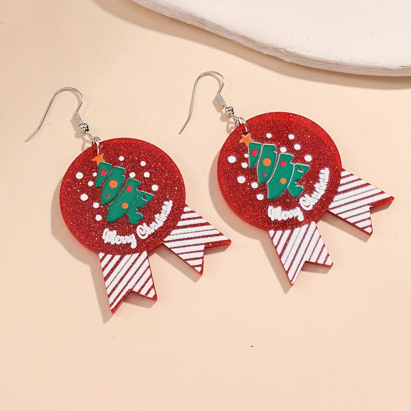 Medal Shape Bling Bling Santa Claus / Gingerbread / Snowman - Temu ...