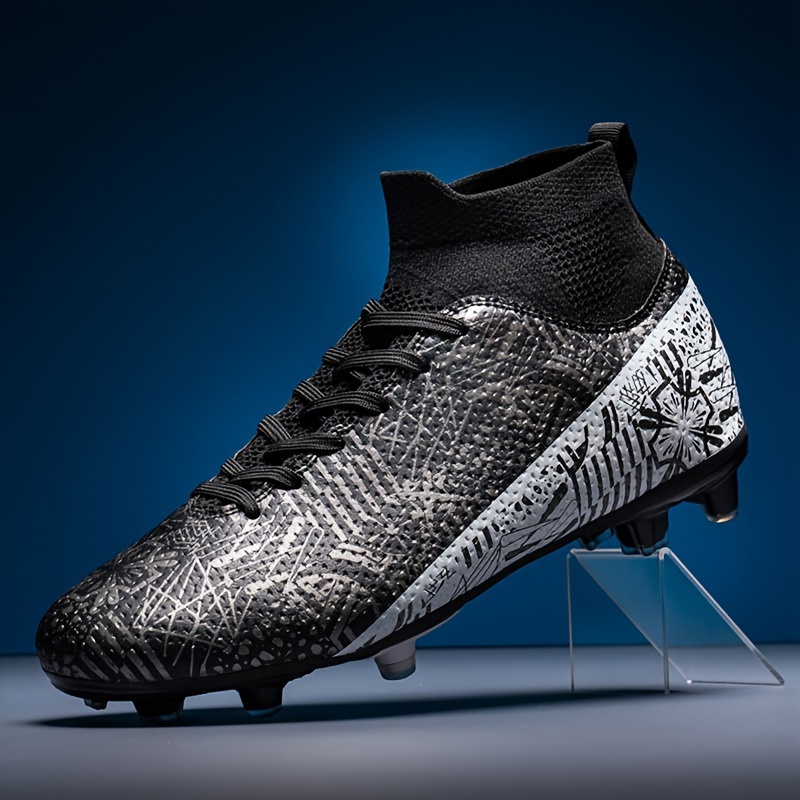 Unisex Football Cleats Non slip Lace Spike Soccer Athletic - Temu New ...