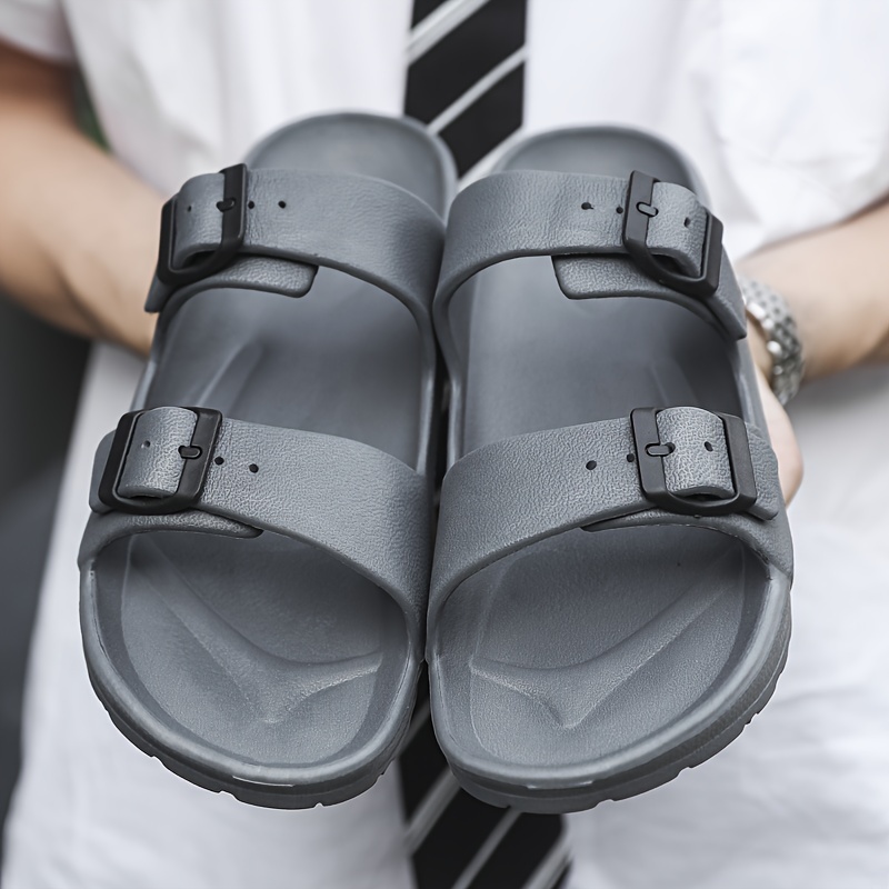 Casual Solid Color Comfortable Outdoor Slippers Breathable - Temu United