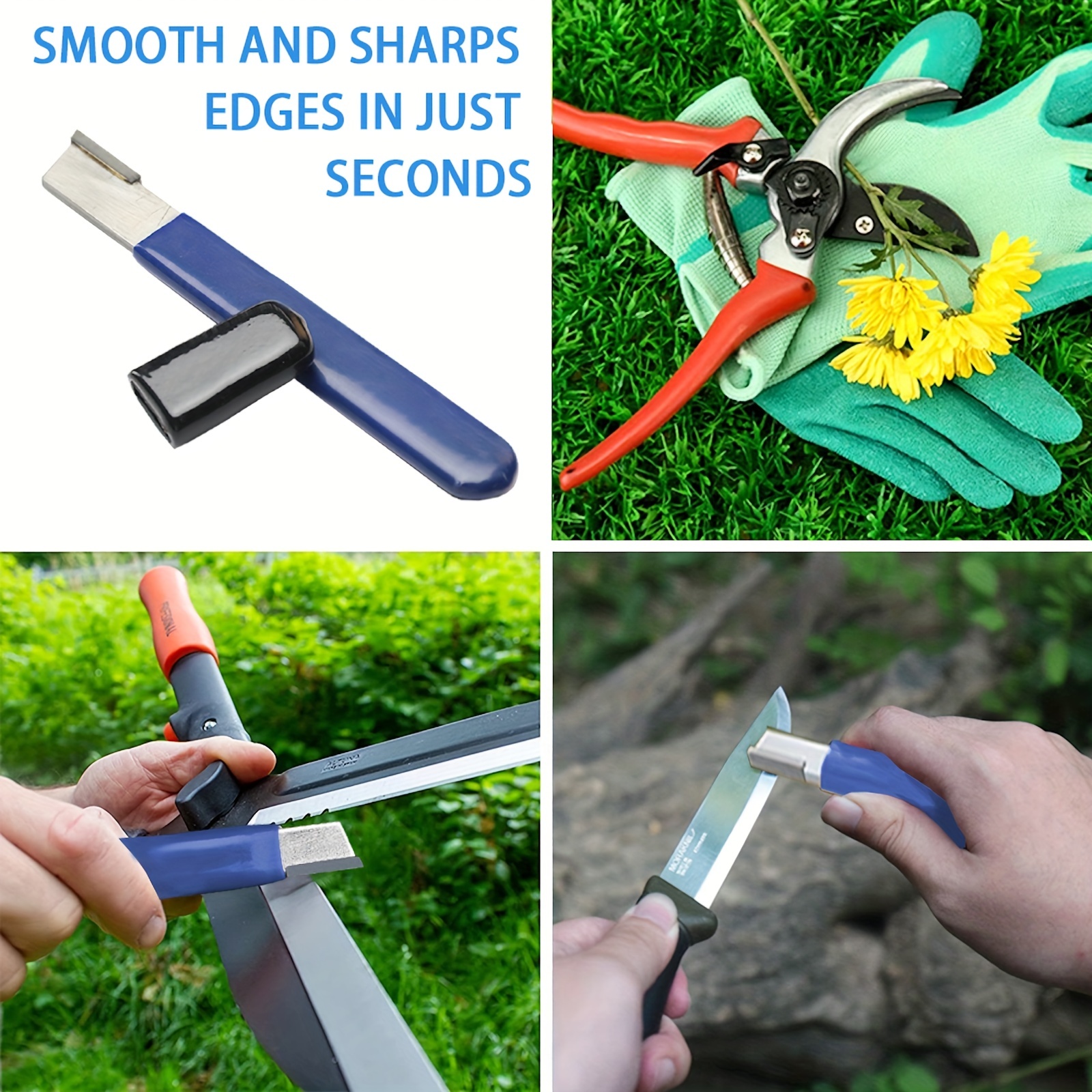 Portable Garden Tool Outdoor Pocket Sharp Knife For Pruners Loppers ...