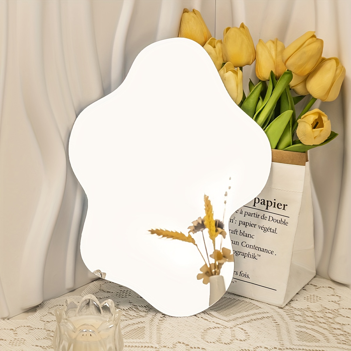 Modern Style Geometric Irregular Shaped Mirror Decorative - Temu Australia