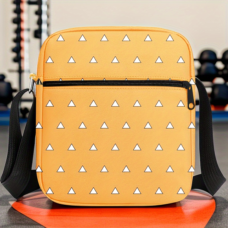 Mini Geometric Print Crossbody Bag Fashion Shoulder Bag - Temu United ...