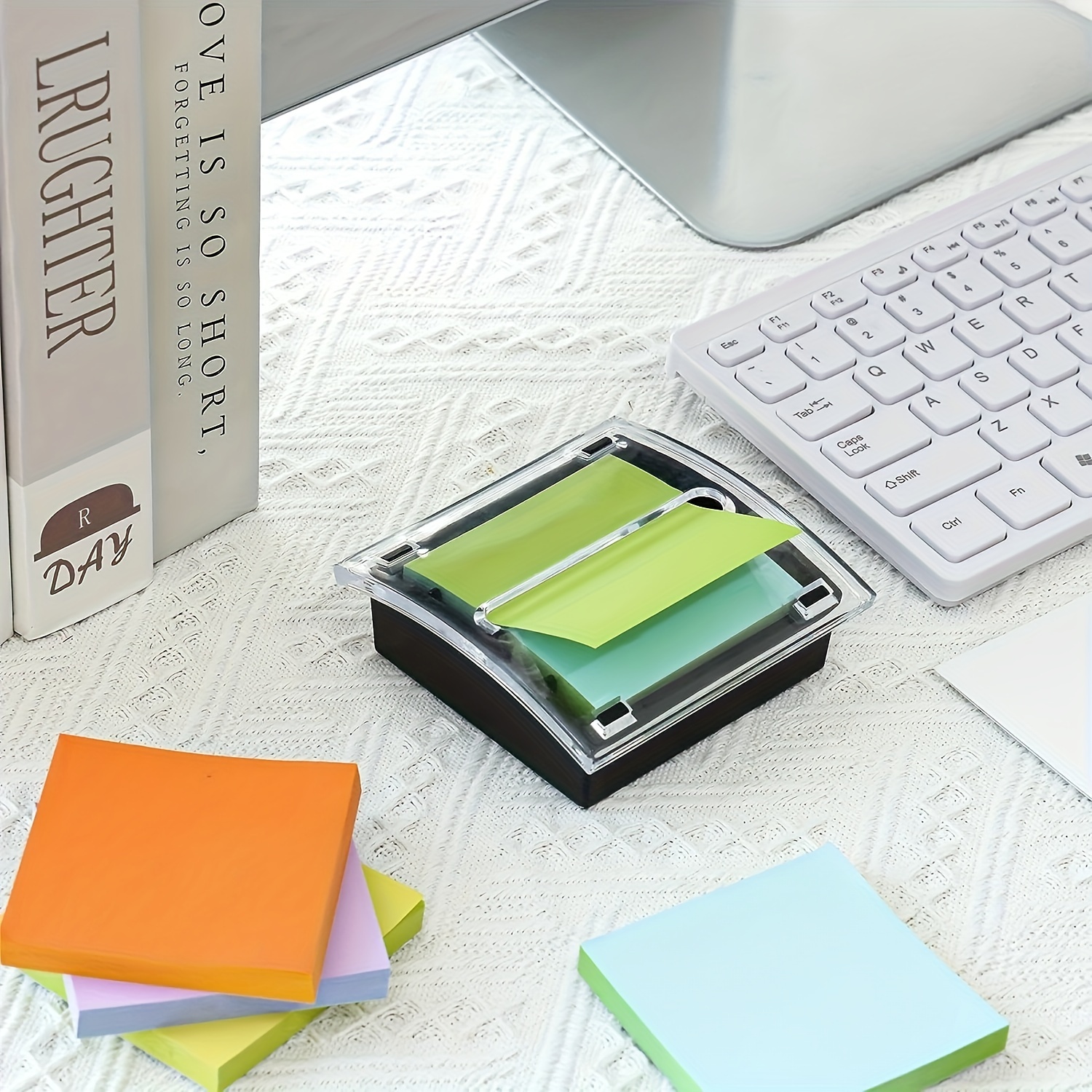 8 Pads Sticky Notes Pop Sticky Notes Bright Colors Self - Temu