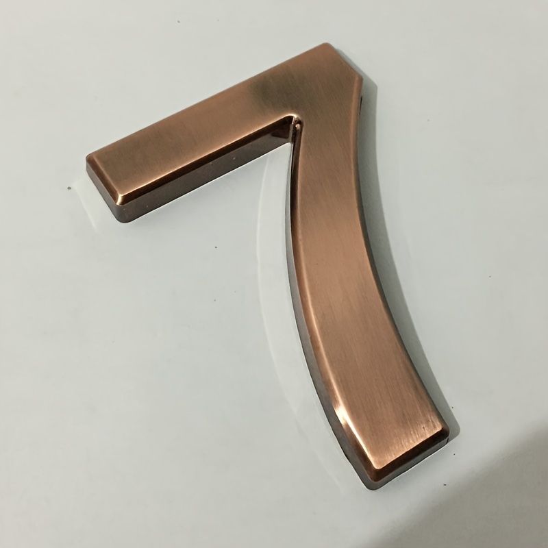 Door Number 1.97lnch Flat Antique Bronze Digital Self - Temu United Kingdom
