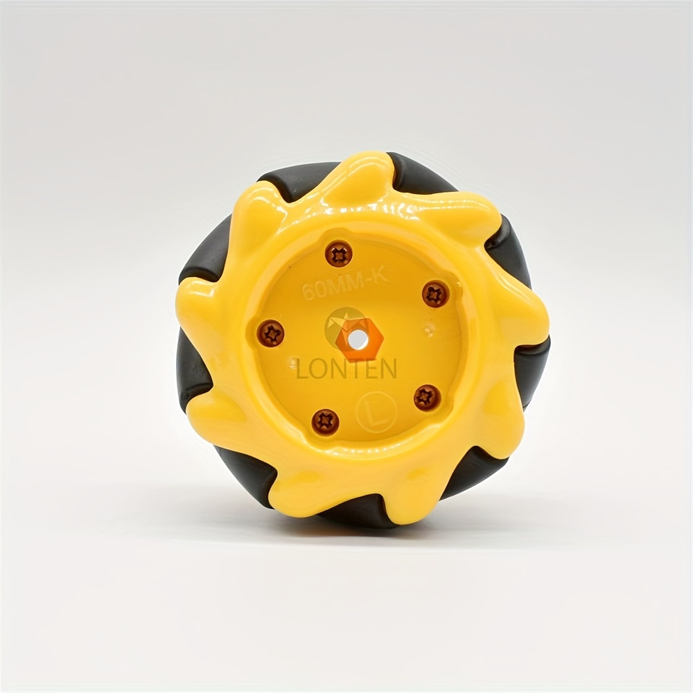Tt 모터 지능형 로봇 자동차 60mm 고경도 플라스틱 기계식 바퀴 전방향 6mm 바퀴 허브 Temu Republic Of