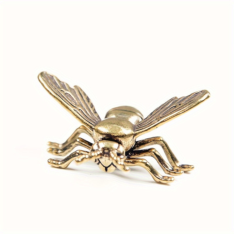 Bee Ornament Brass Statue Art Craft Tea Pet Bookshelf Home - Temu Australia