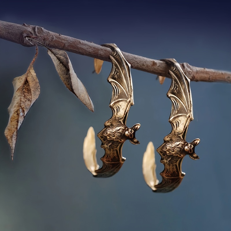 Vampire Mythology Legend Creature Round Earrings - Temu