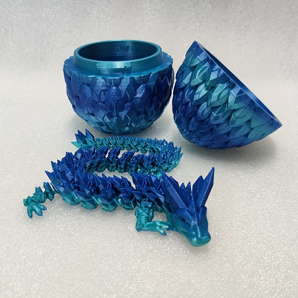 1 Stück 3d gedruckter Drache Kristallei Farbverlauf - Temu Germany