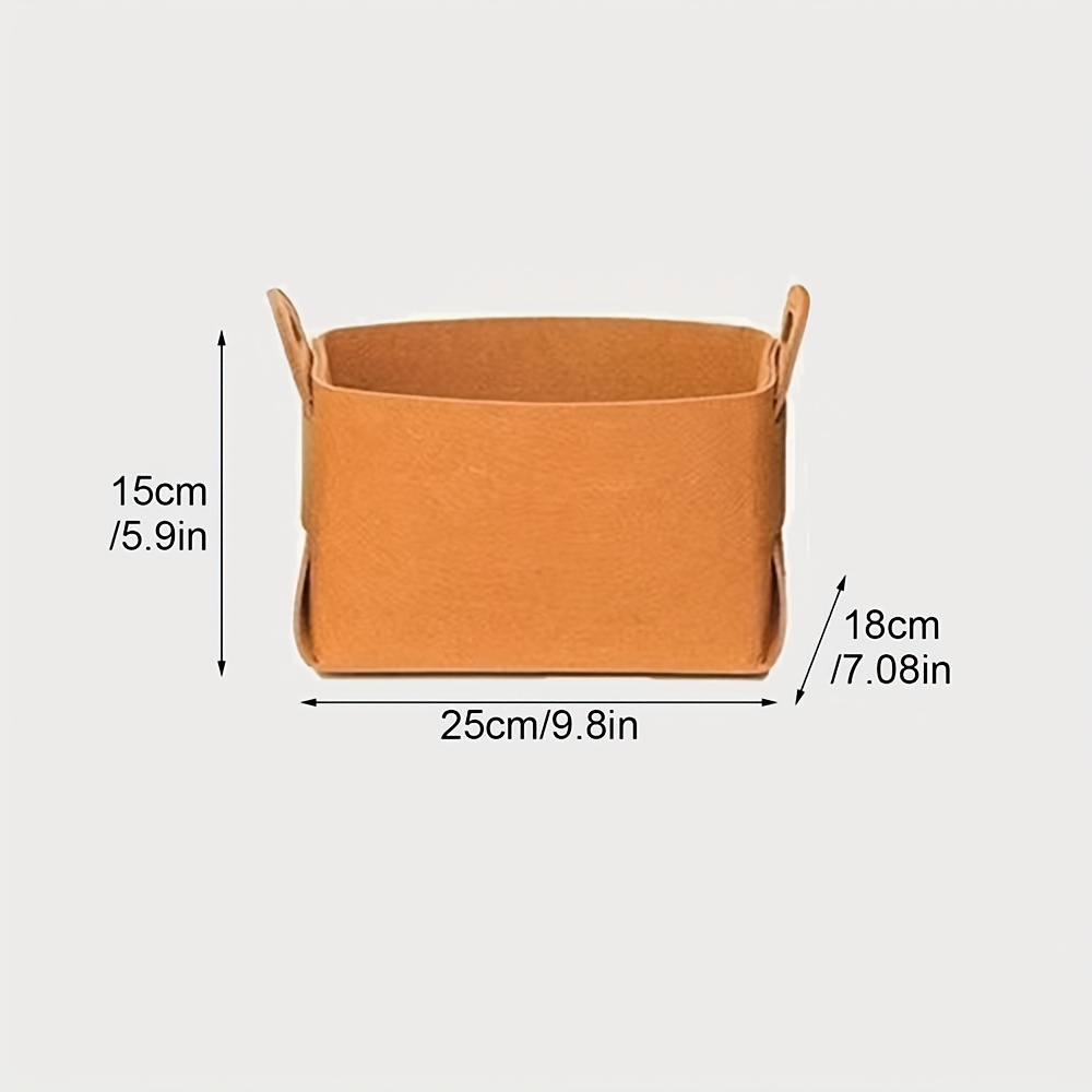 Felt Finishing Storage Basket Laundry Storage Basket Toys - Temu United ...