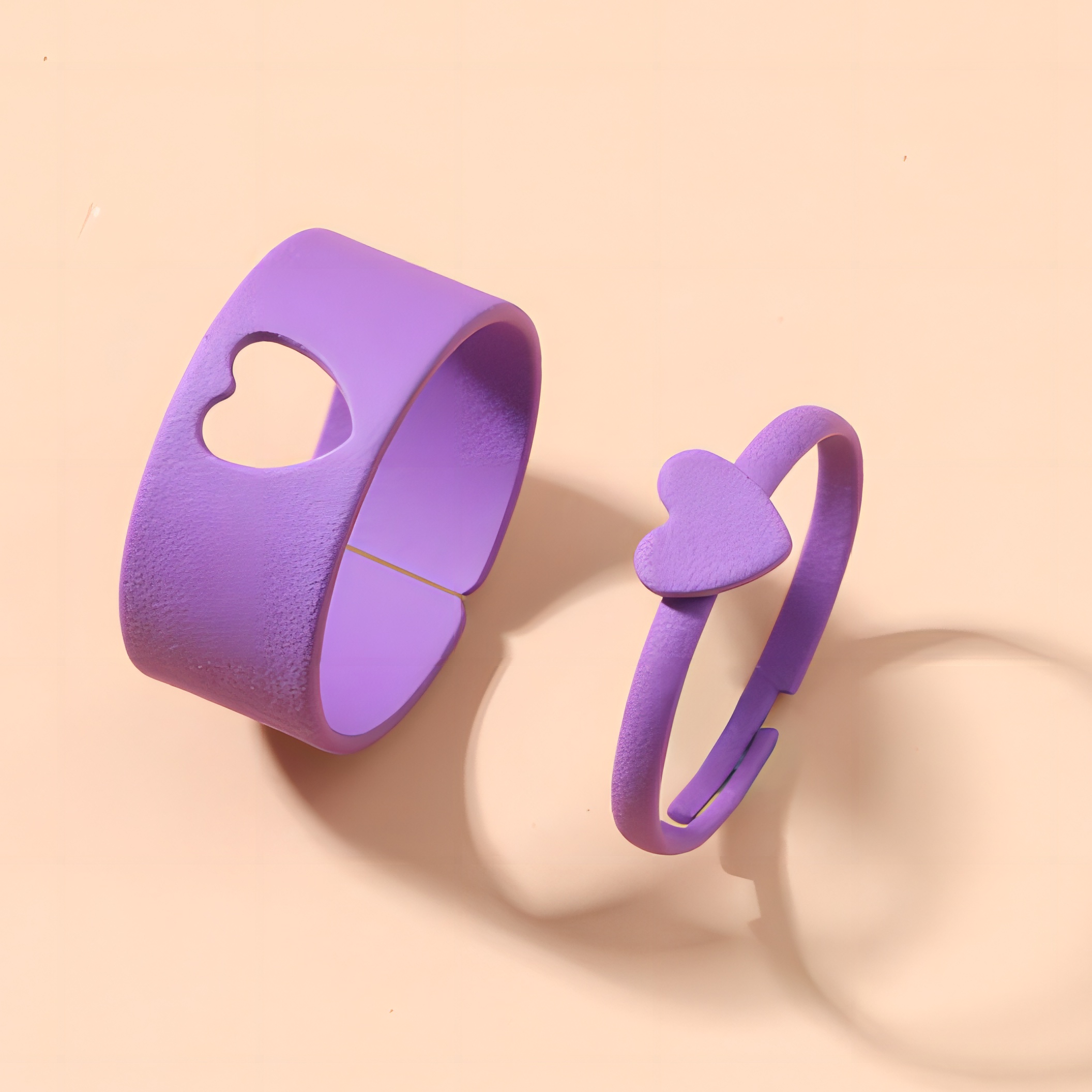 Valentine's Day Macaroon Open Rings Personalized Creative - Temu United ...