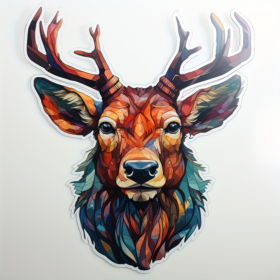 1 elk sticker wall refrigerator toilet automotive decal - Temu Australia