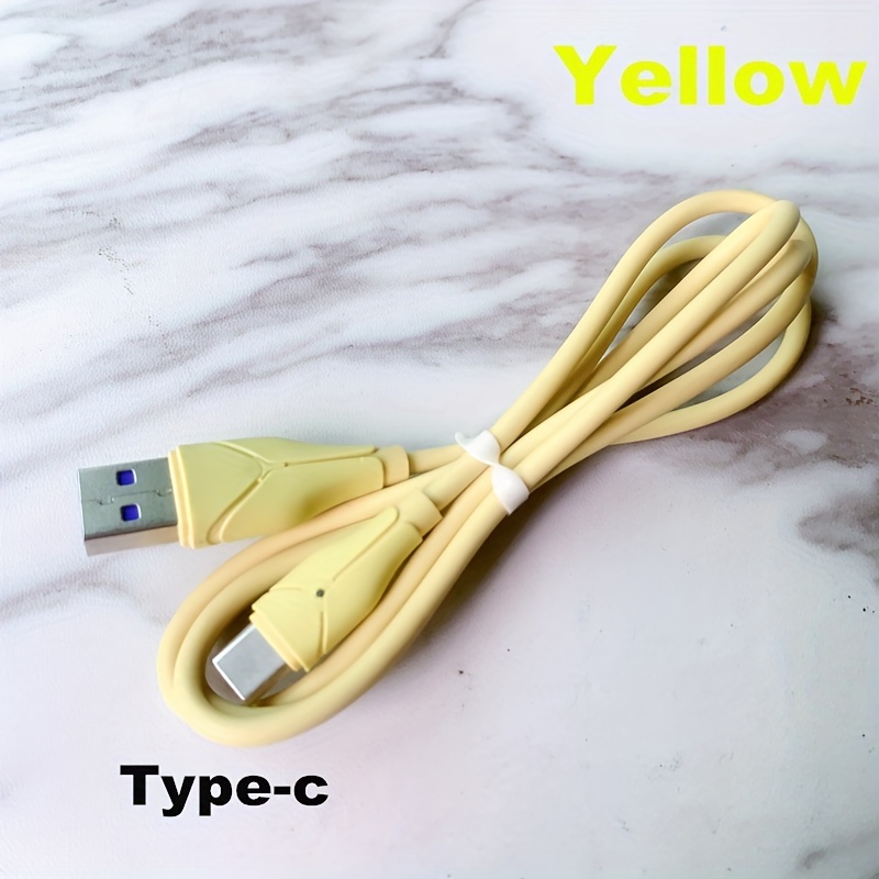 3.3ft/4.9ft/6.6ft Câble En Silicone Liquide Usb c/usb Vers - Temu France