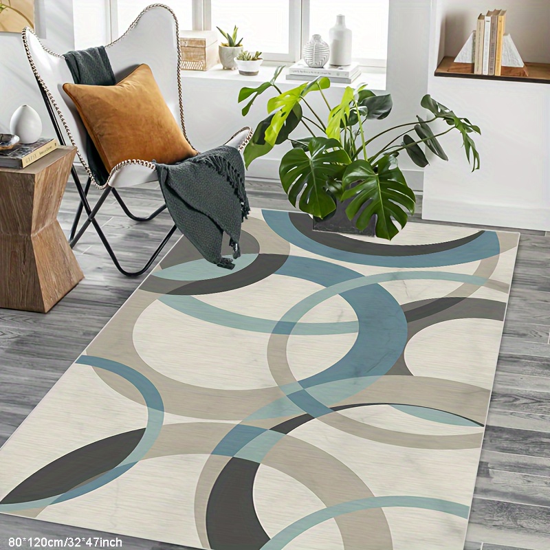 Tapetes De Área Para Sala De Estar Quarto Antiderrapante - Temu Portugal