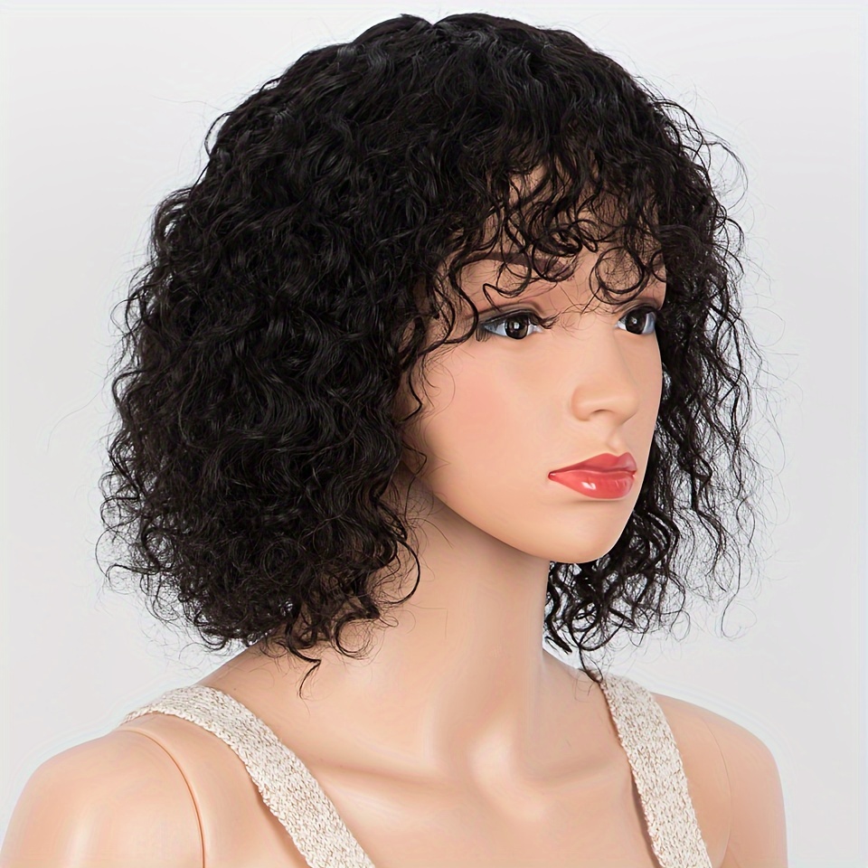 Thick human hair wigs store