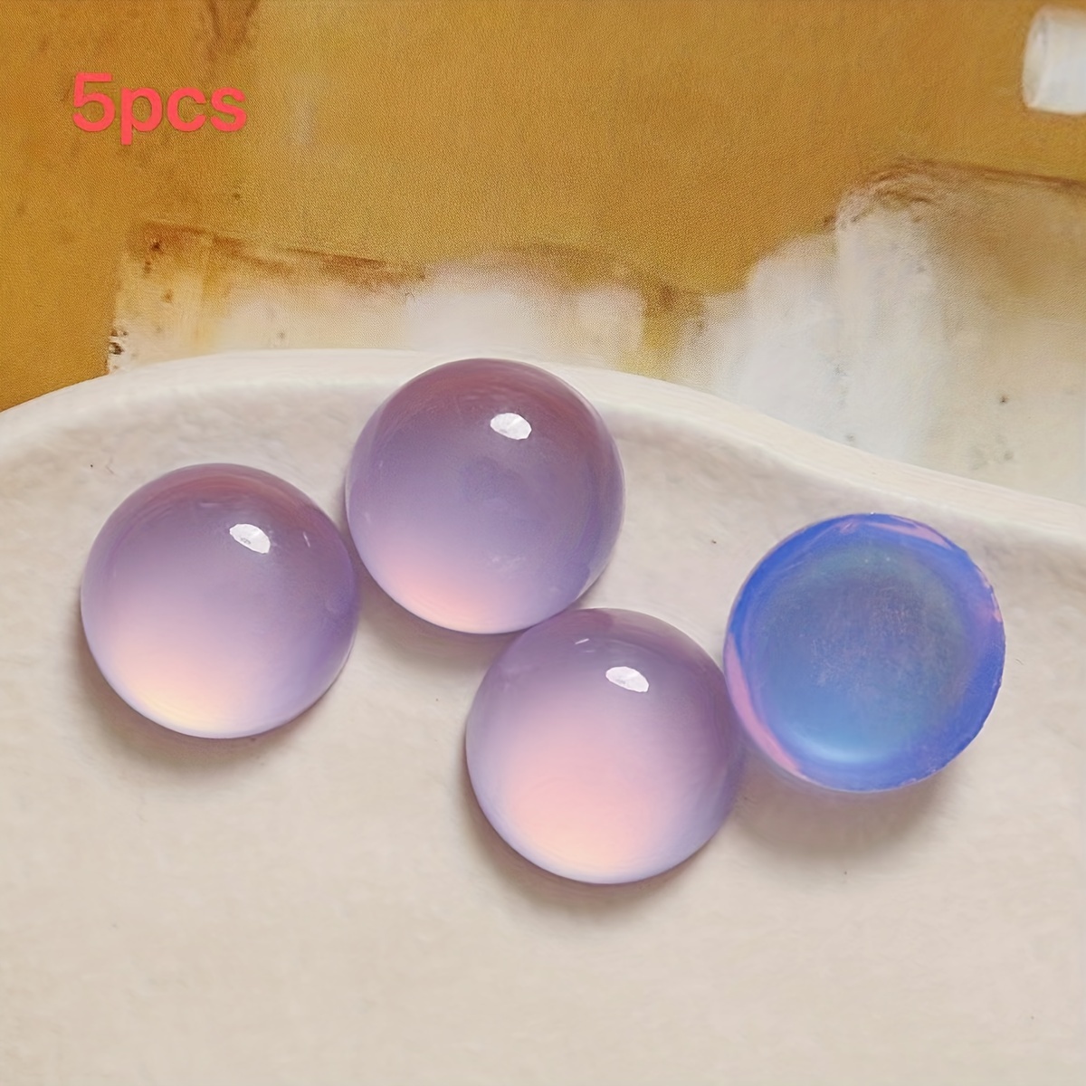 Jelly Colors Round Patches Exquisite Half Ball Resin - Temu United Kingdom