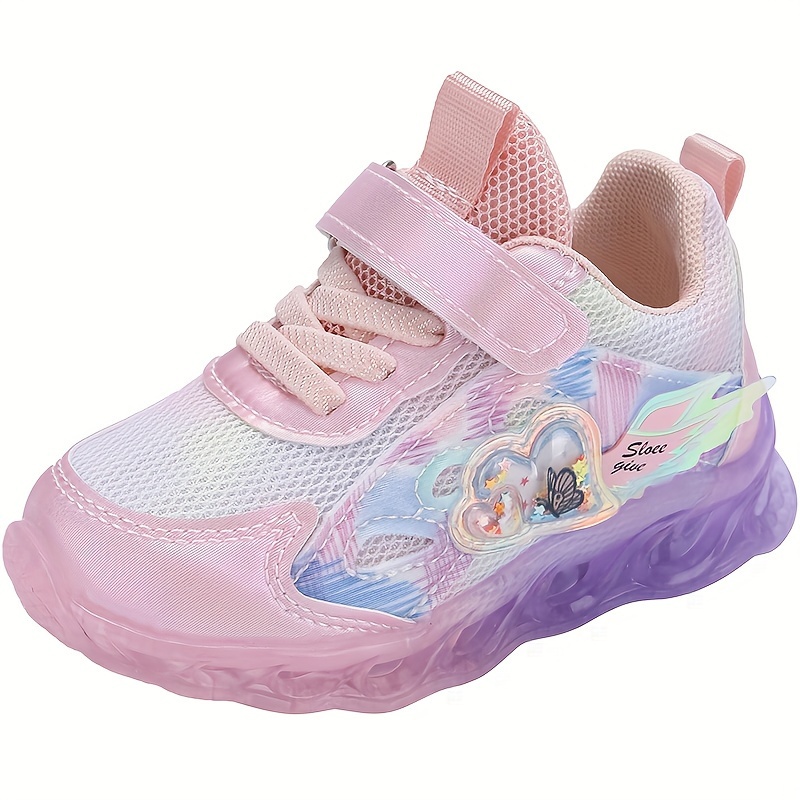 Casual Cute Cartoon Low Top Mesh Sneakers Light Girls - Temu United Kingdom