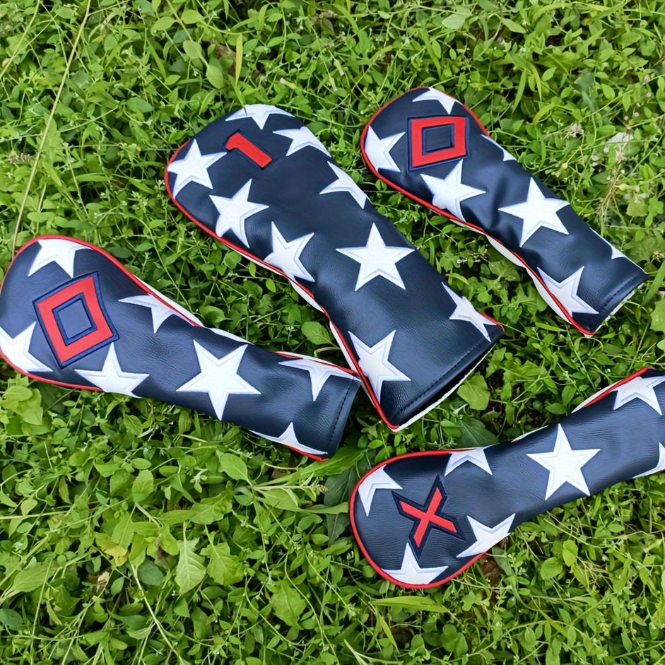 Five pointed Star Golf Club Head Cover Hybrid Driver Fairway - Temu Canada